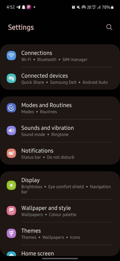 Guía para cambiar la barra de navegación en un móvil Samsung | Móviles Dual SIM