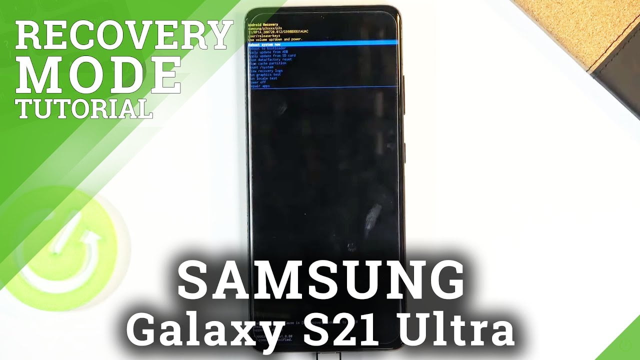 Cómo acceder a el modo Recovery en un Samsung Galaxy S21 Ultra 5G ...