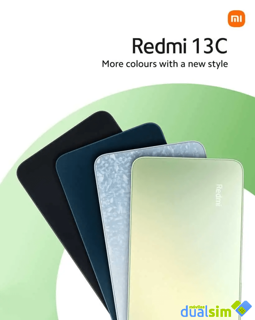 El Redmi 13C se deja ver en cuatro vibrantes colores | Móviles Dual SIM