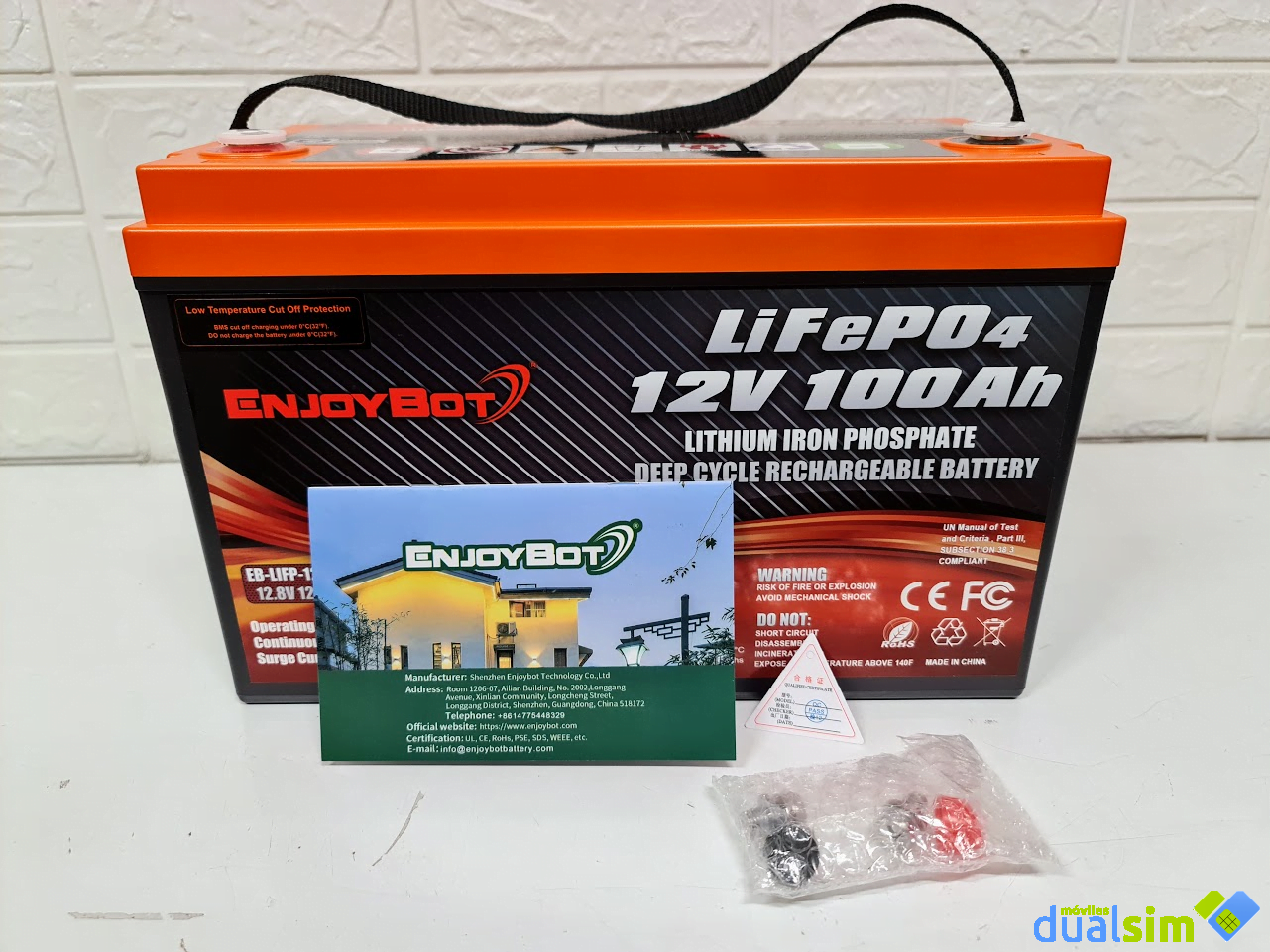 EnjoyBot 12V 100Ah LifePO4: review de una gran batería | Móviles Dual SIM