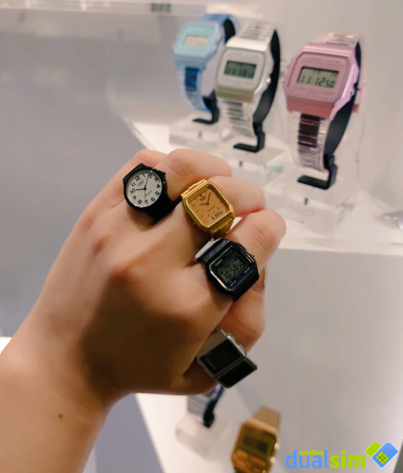 La sensación de los anillos-reloj Casio arrasa en Japón | Móviles Dual SIM