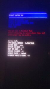 Device is corrupt. It can't be trusted and will not boot